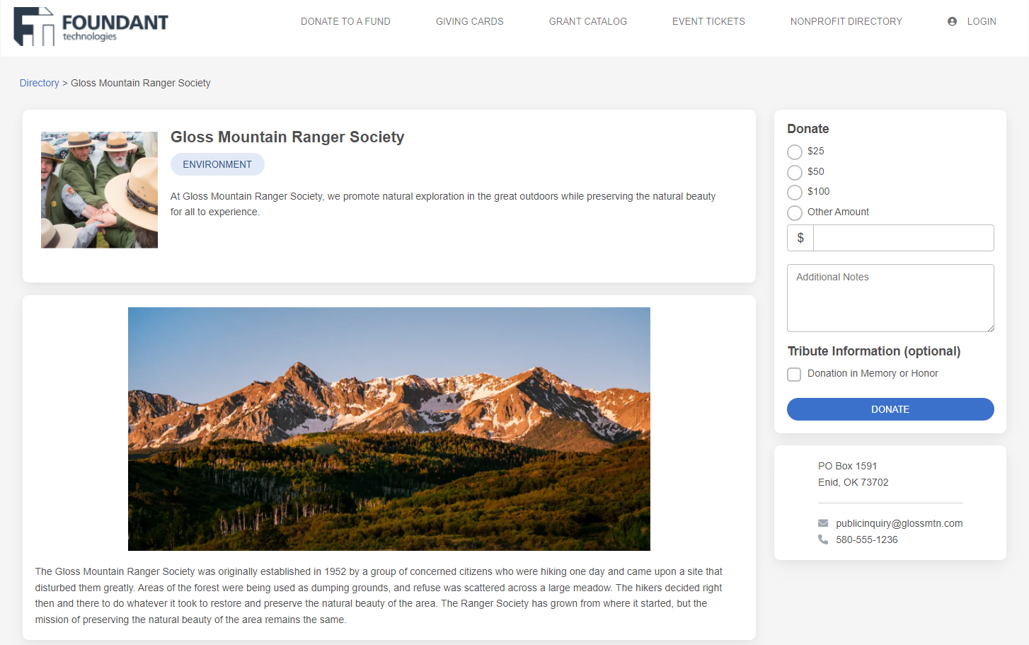 Giving Hub – Foundant Technologies