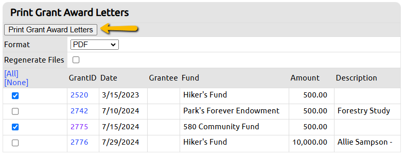 Grant Award Letters – Foundant Technologies