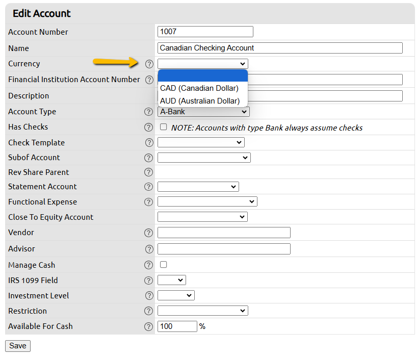 Multi-Currency Accounts – Foundant Technologies