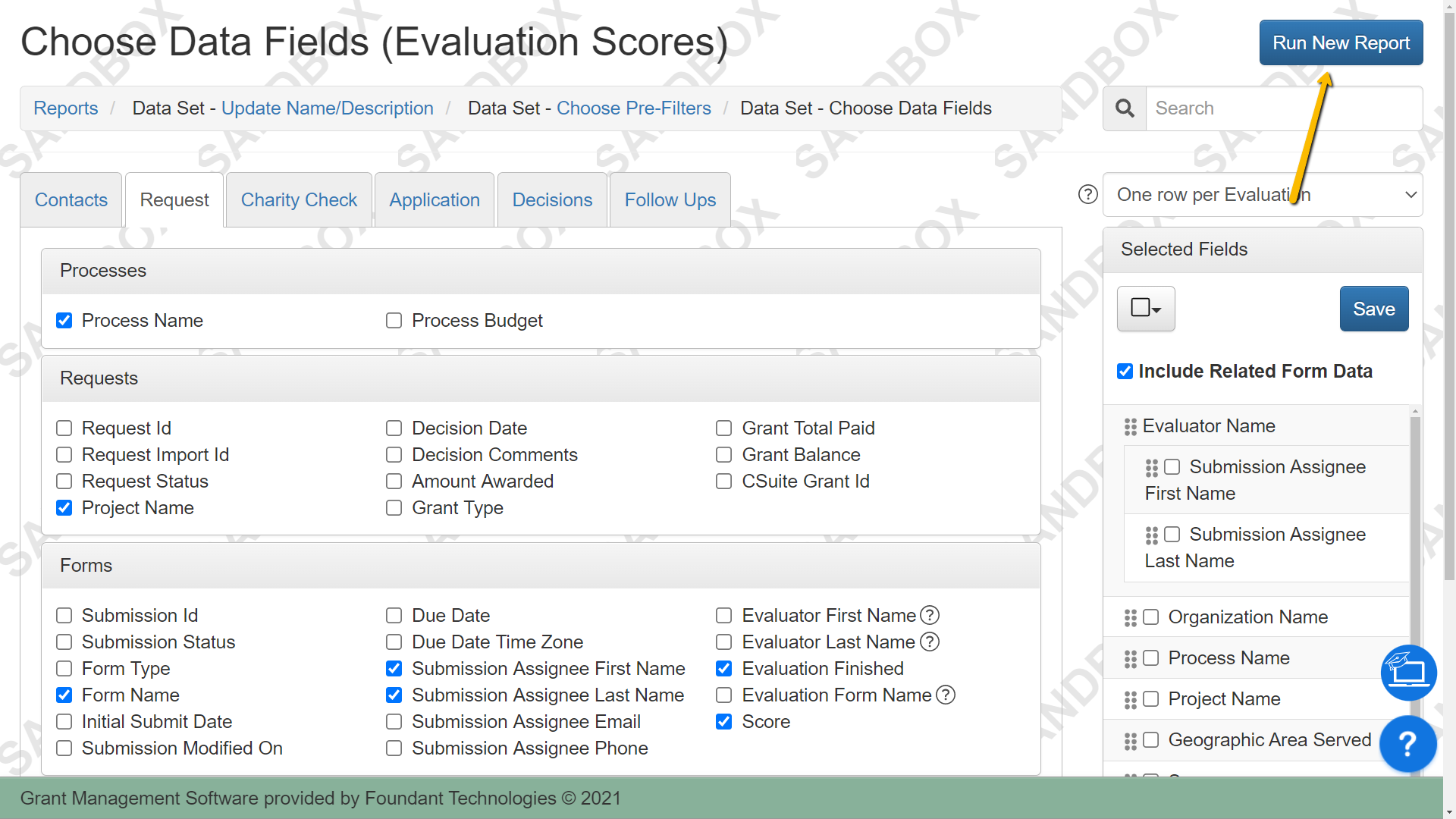 Build an Evaluation Report – Foundant Technologies