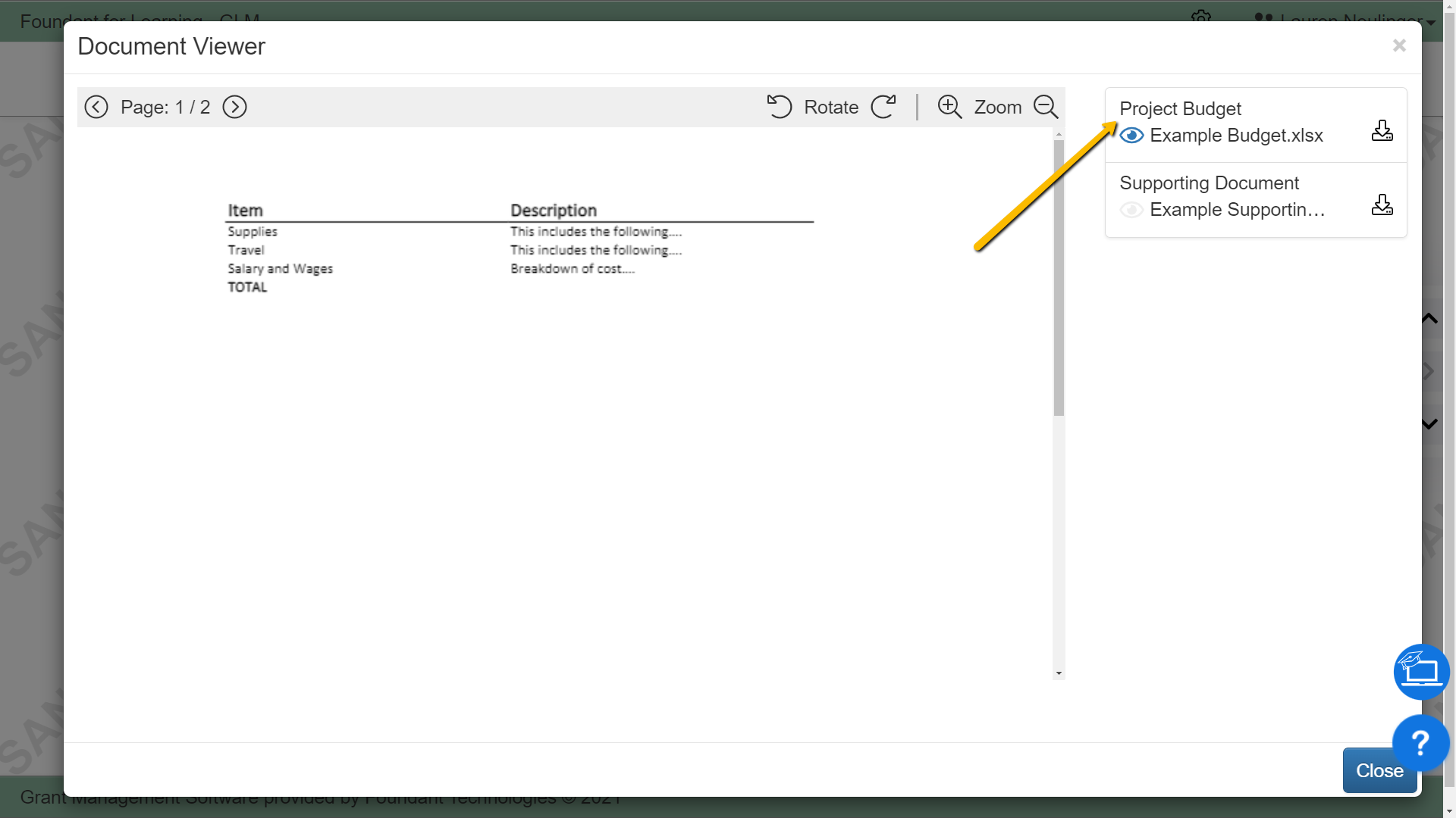 Use the Document Viewer – Foundant Technologies
