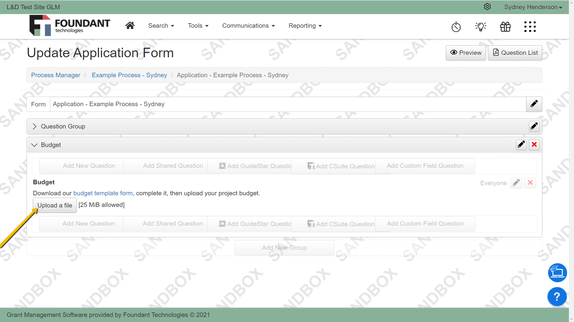 Options for Collecting a Budget – Foundant Technologies