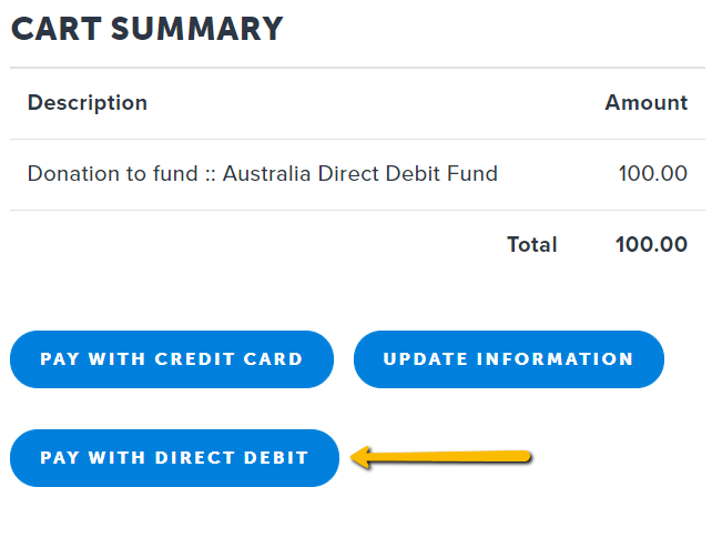 Direct Debit (Australia Only) – Foundant Technologies