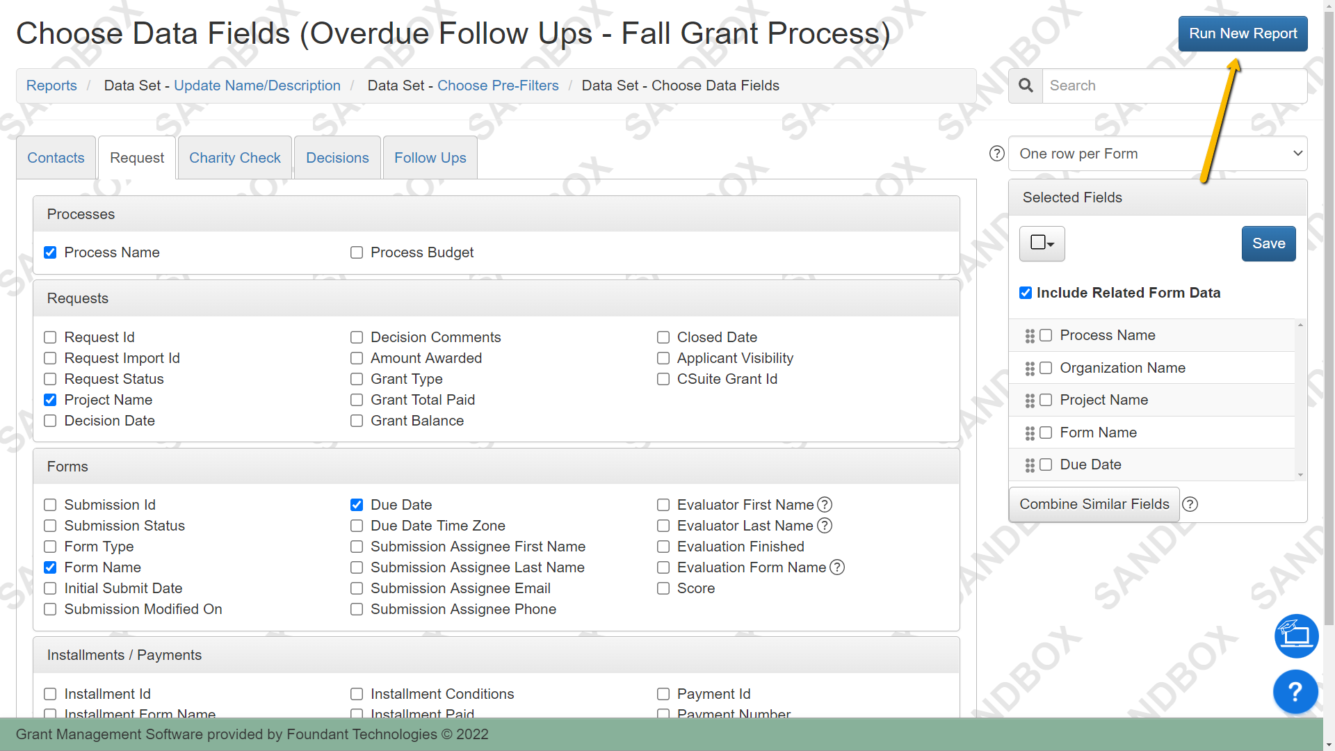 Build an Overdue Follow Ups Report – Foundant Technologies