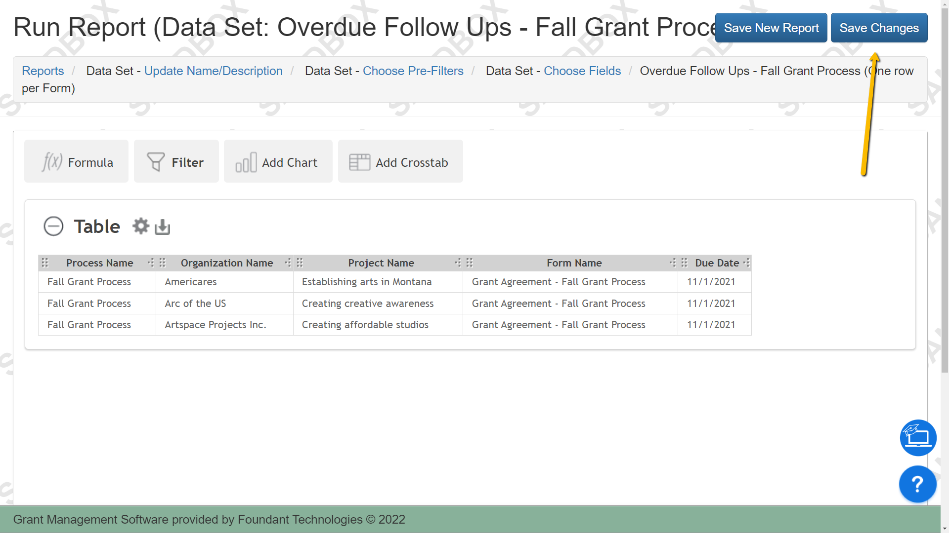 Build an Overdue Follow Ups Report – Foundant Technologies
