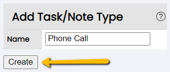 Add Task/Note Types – Foundant Technologies