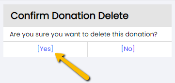 Delete Donations – Foundant Technologies