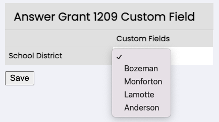 Custom Field Types – Foundant Technologies