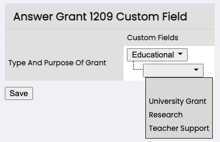 Custom Field Types – Foundant Technologies
