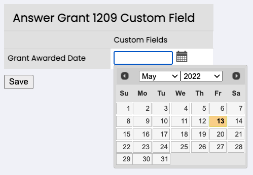 Custom Field Types – Foundant Technologies