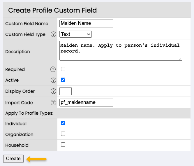 Custom Fields – Foundant Technologies
