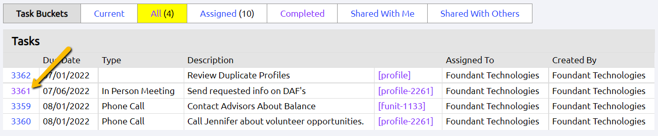 Add and Manage Tasks – Foundant Technologies