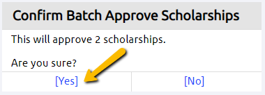 Batch Approve and Pay Scholarship Award Payments – Foundant Technologies