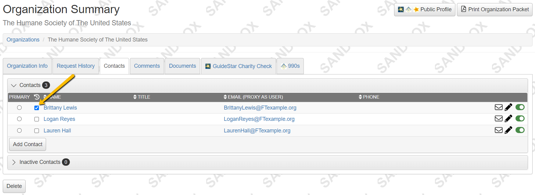 Applicants' Ability to View Organization History – Foundant Technologies