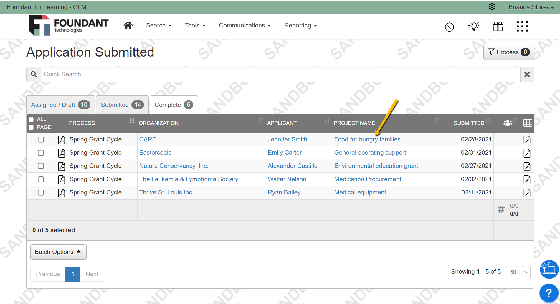 Approve a Request – Foundant Technologies
