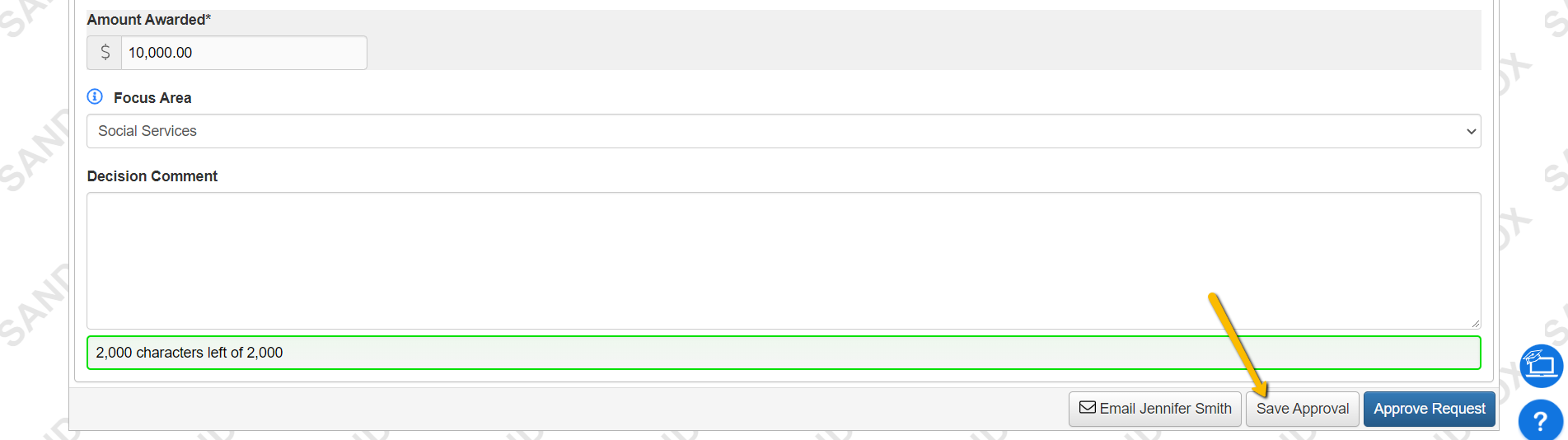 Approve a Request – Foundant Technologies