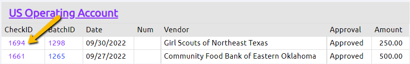 Approve Checks – Foundant Technologies