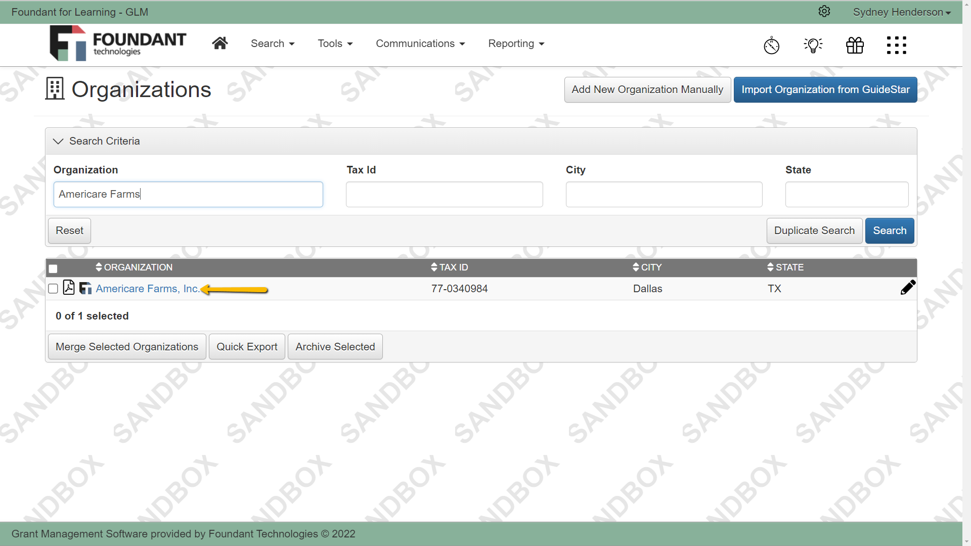 Add a User – Foundant Technologies