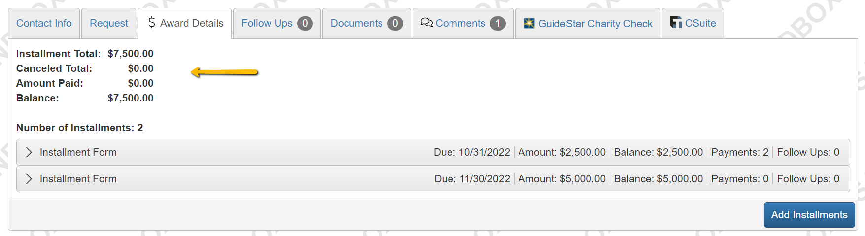 Credit a Payment – Foundant Technologies